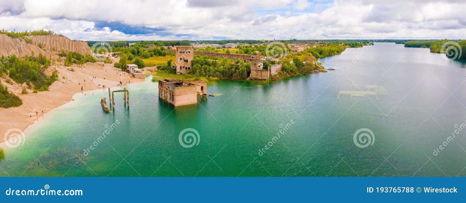 The Rummu Quarry Is A Submerged Limestone Quarry Located In Rummu ...