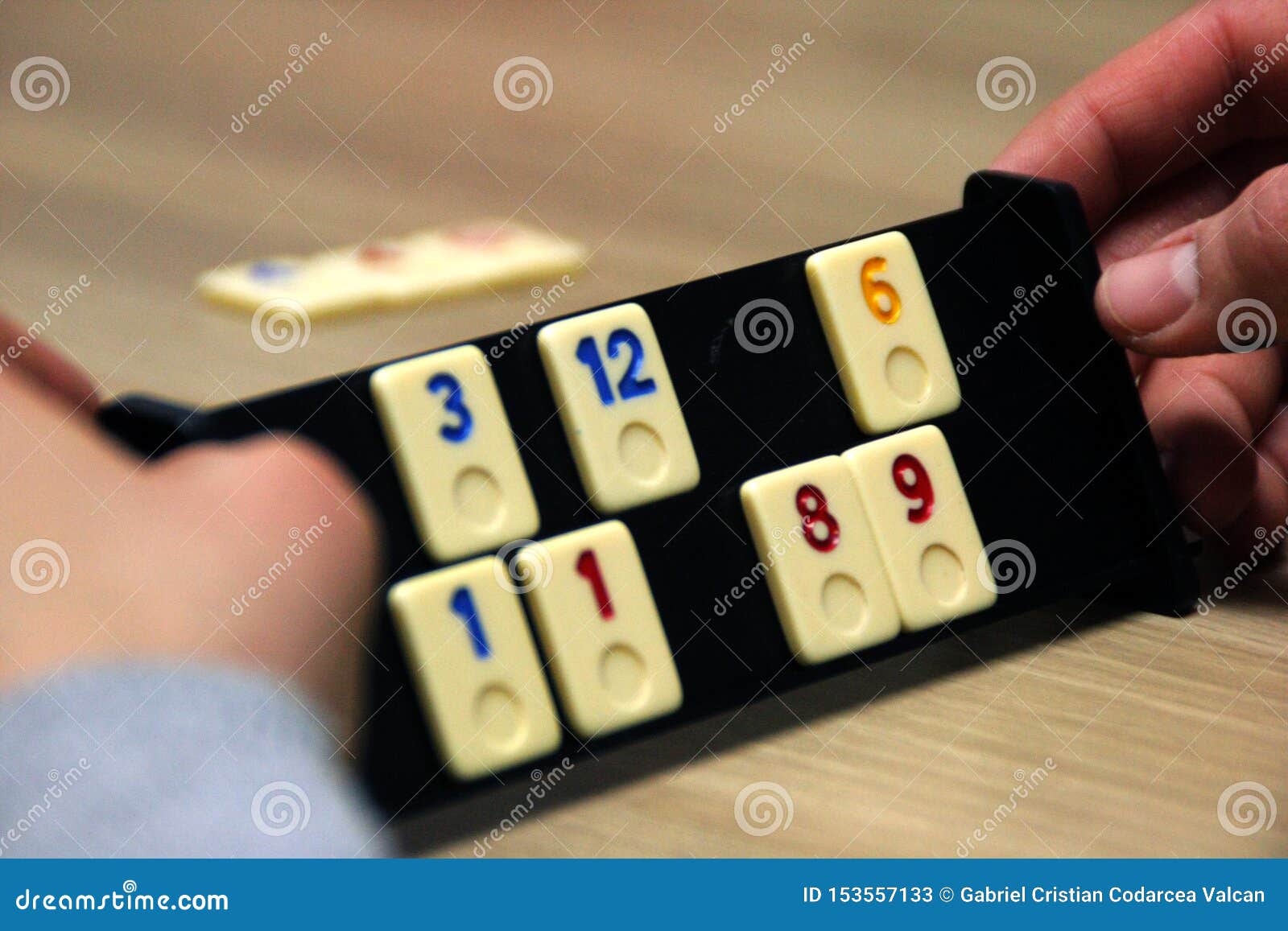 Rummy board during game stock image. Image of board - 153557133