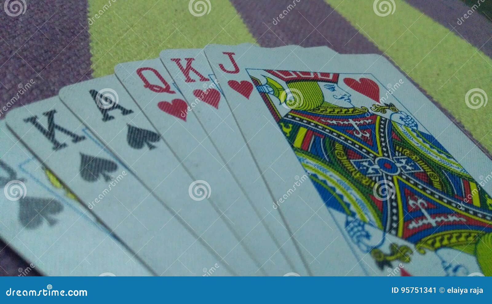 Rummy playing cards stock image. Image of playing, card - 95751341
