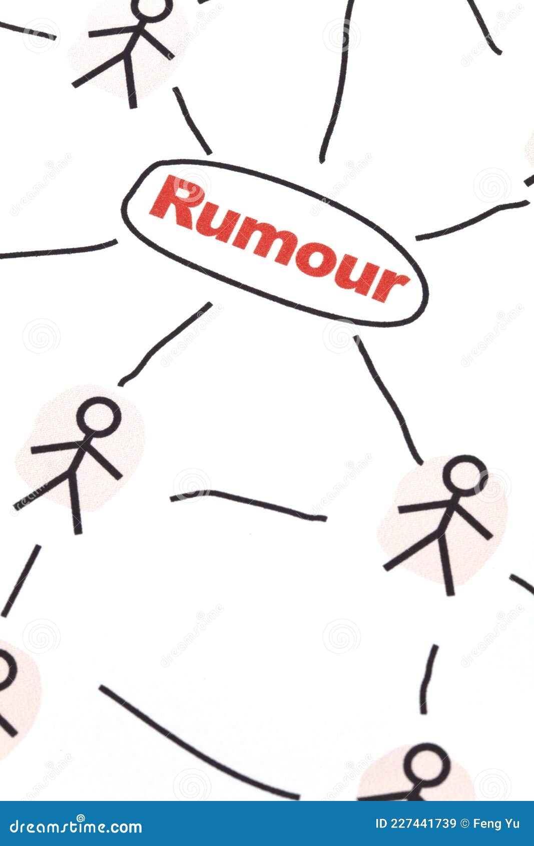Concept of Rumour stock illustration. Illustration of social - 227441739