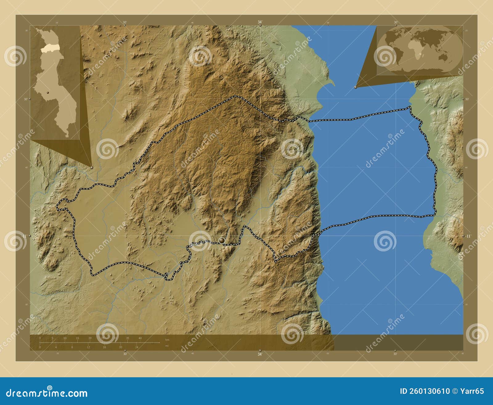 Rumphi, Malawi. Physical. Capital Stock Photo - Image of legend ...