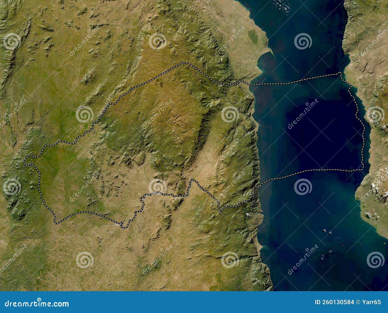Rumphi, Malawi. Low-res Satellite. No Legend Stock Photo - Image of ...
