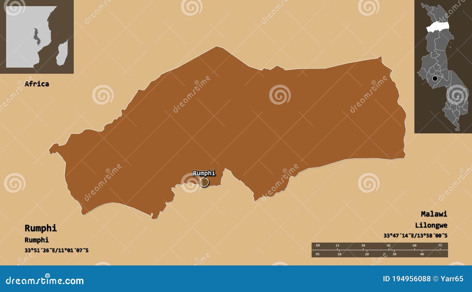 Rumphi, District of Malawi,. Previews. Pattern Stock Illustration ...