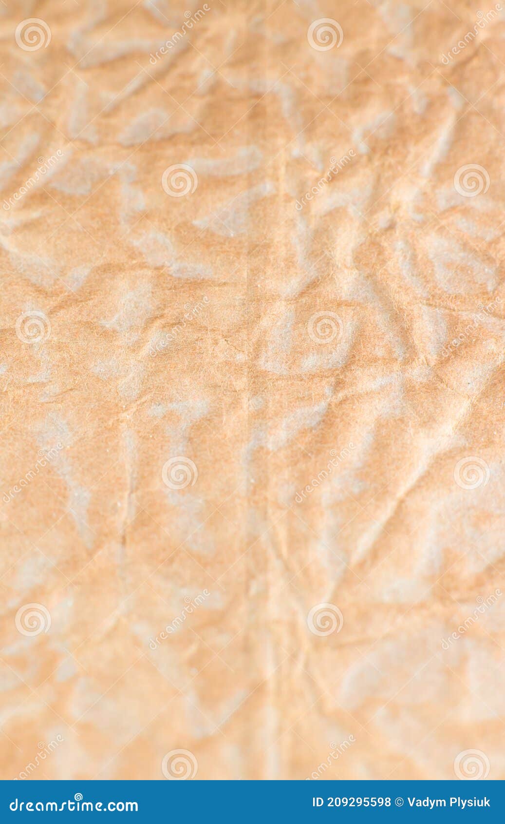 Rumpled Beige Background. Real Texture Of The Wrapping Texture Royalty ...