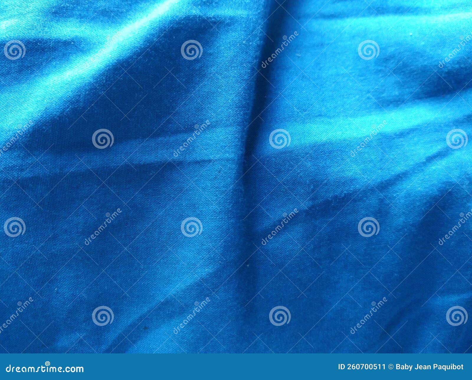 Rumpled Blue Cloth Soft Fabric Texture Background Stock Image - Image ...