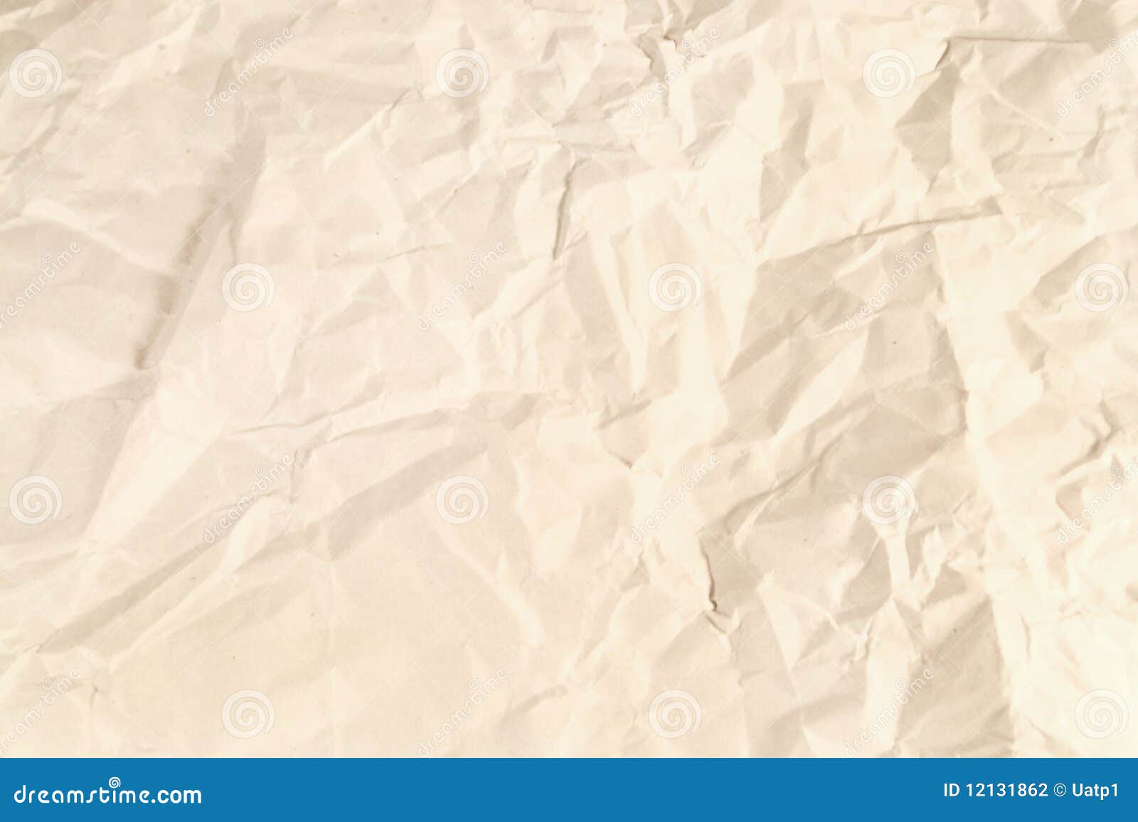Rumpled paper stock photo. Image of rumpled, brown, paper - 12131862