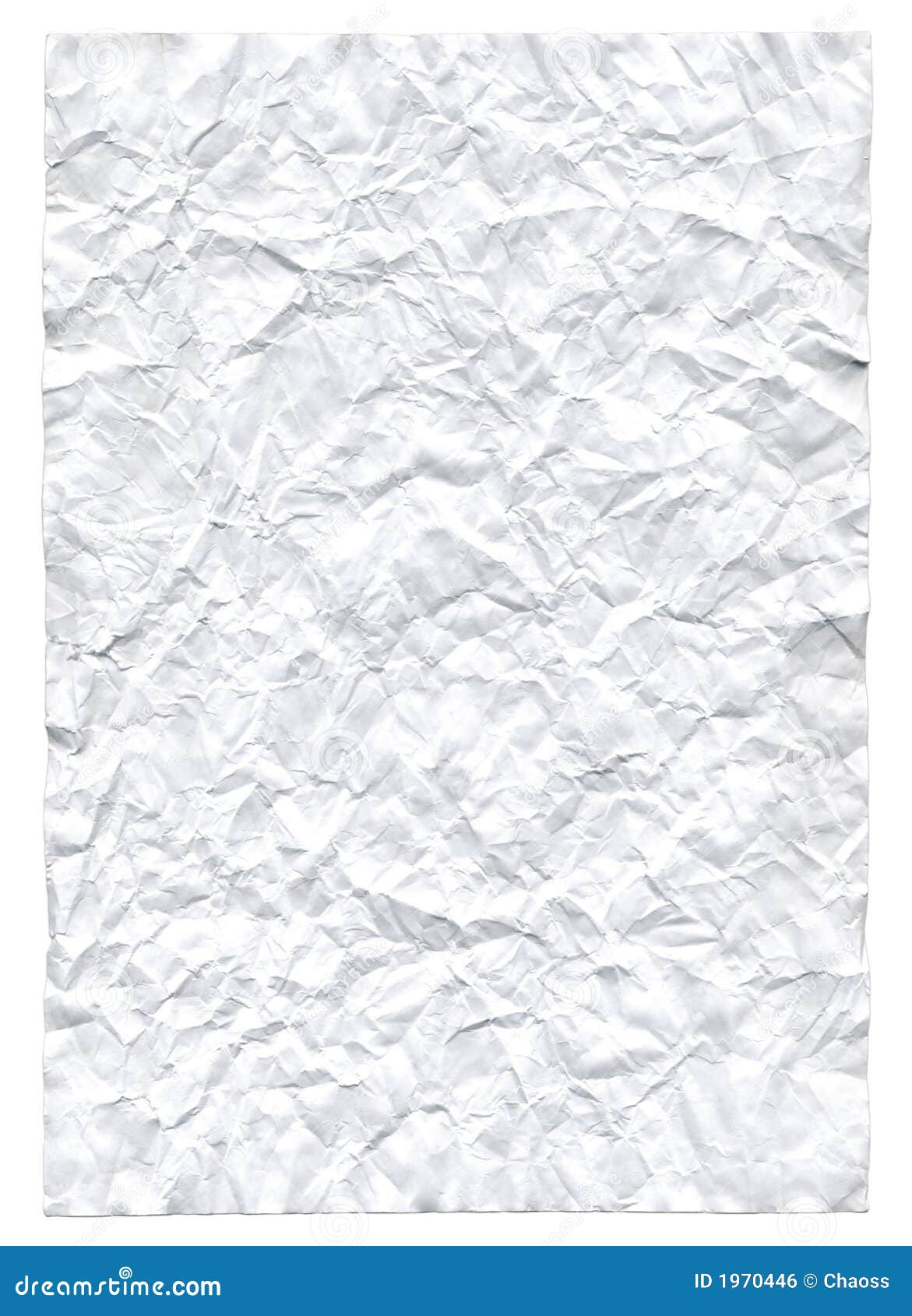 Rumpled paper sheet stock photo. Image of document, book - 1970446