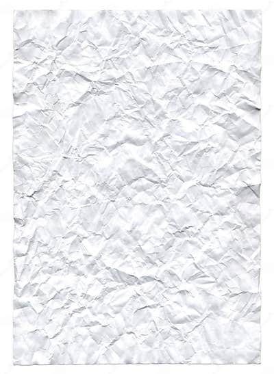Rumpled paper sheet stock photo. Image of document, book - 1970446
