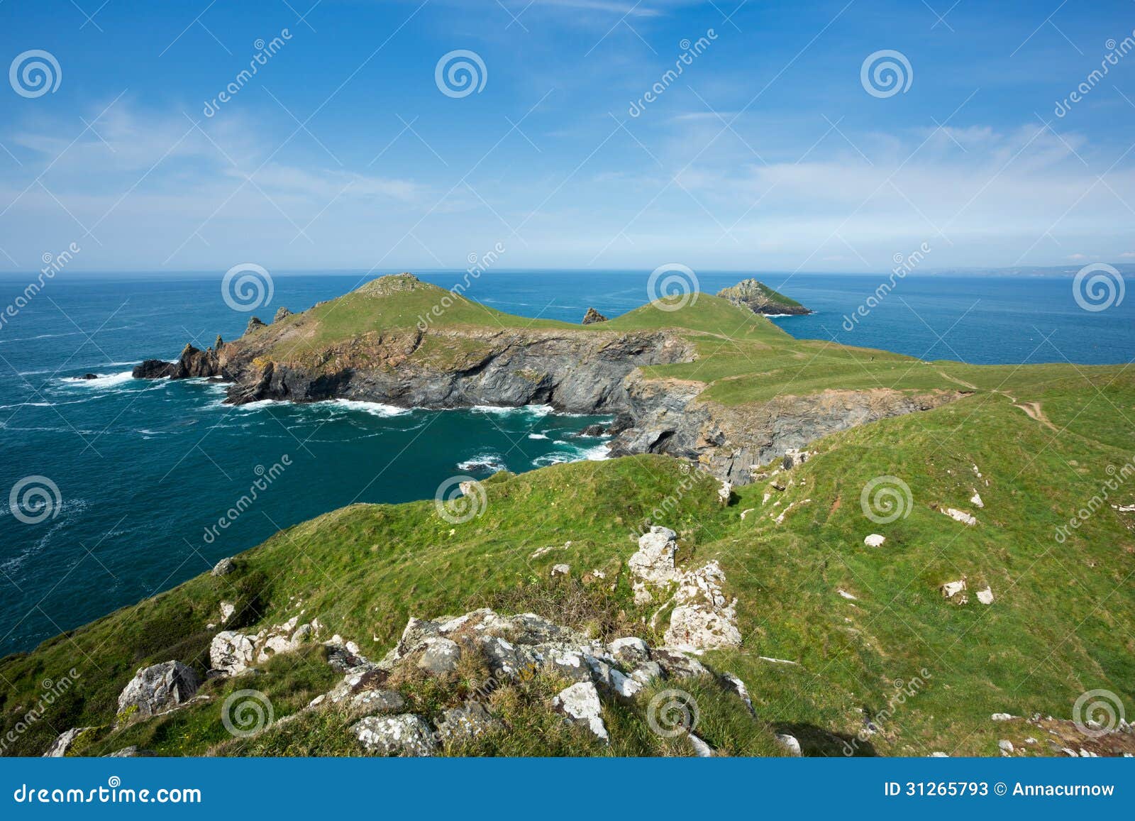 The Rumps stock image. Image of cove, seascape, cliffs - 31265793