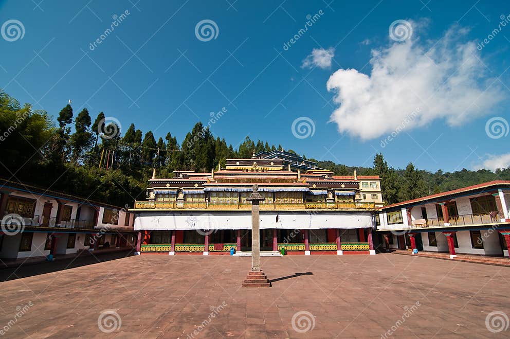 Rumtek monastery in Sikkim stock photo. Image of architecture - 24669688