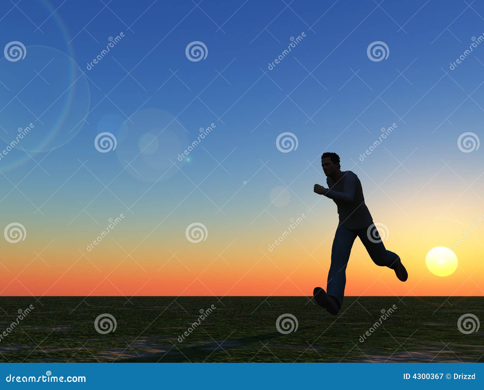 Run stock illustration. Illustration of lifestyle, athletic - 4300367