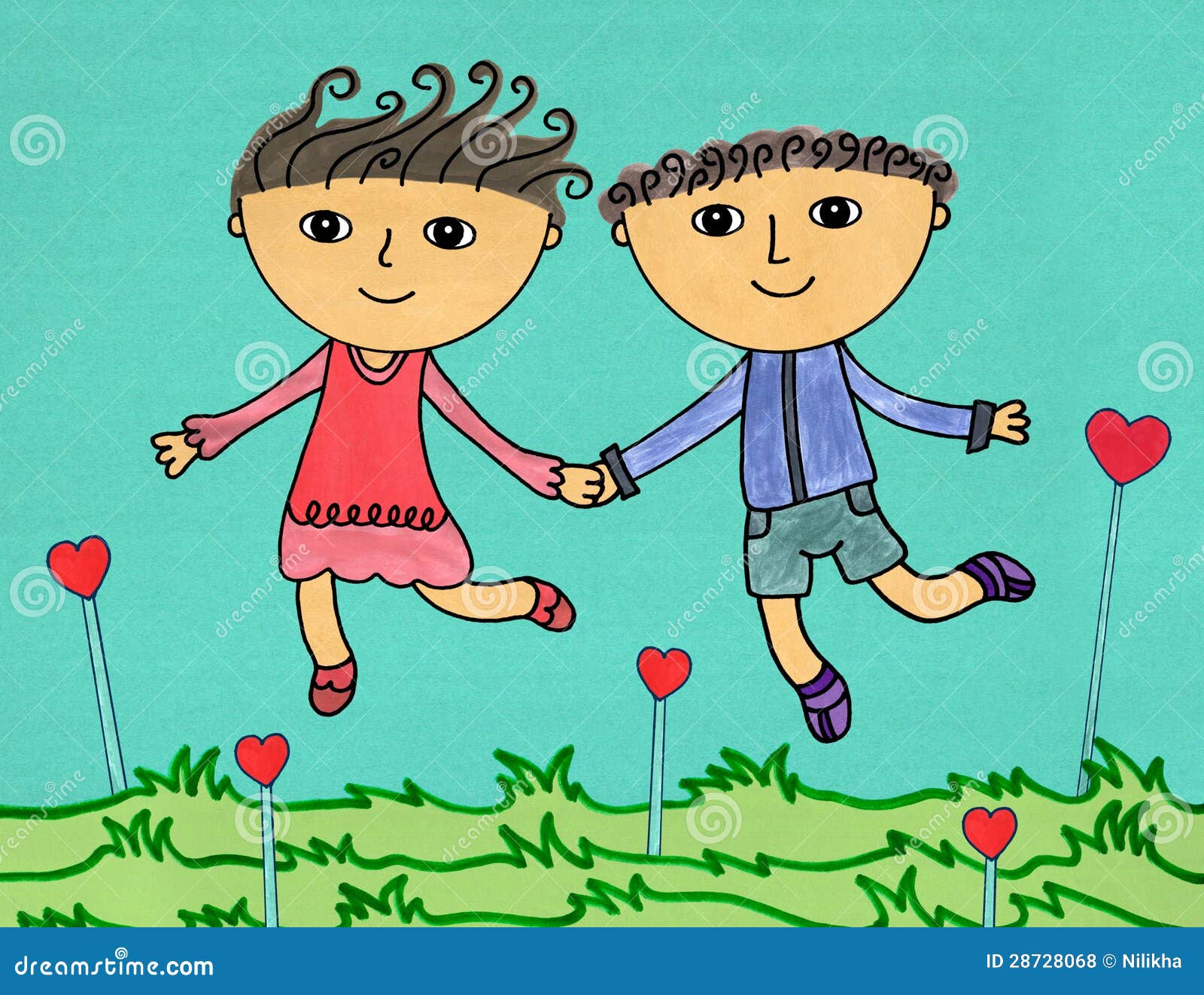 Run away stock illustration. Illustration of romance - 28728068