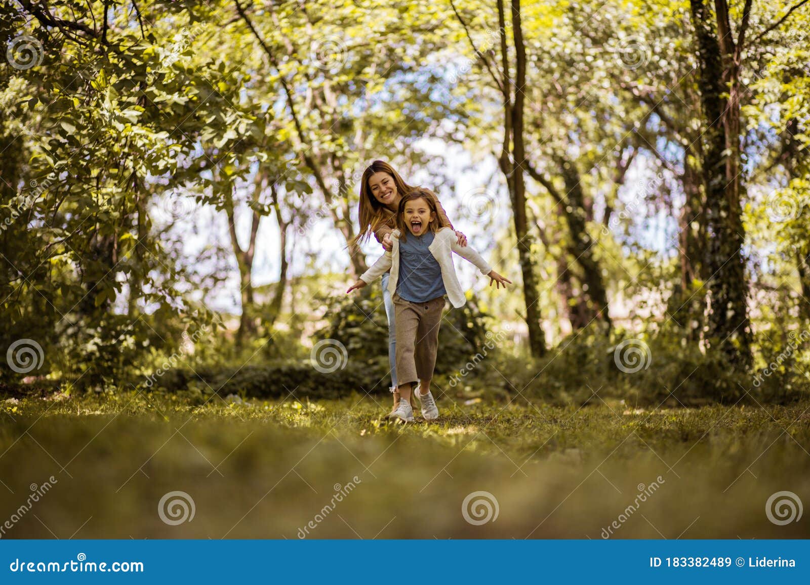 Run and catch the fun stock image. Image of cheerful - 183382489