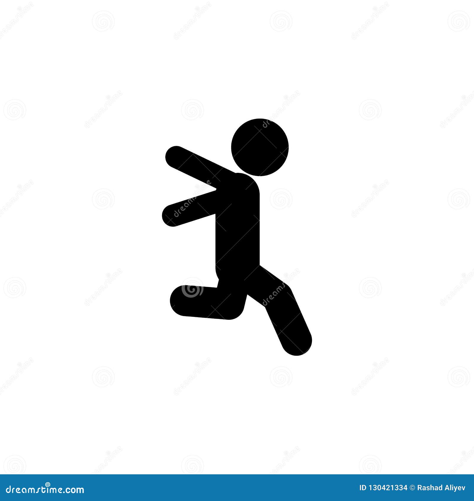 Run, Child, Jump Icon. Element of Child Icon for Mobile Concept and Web ...