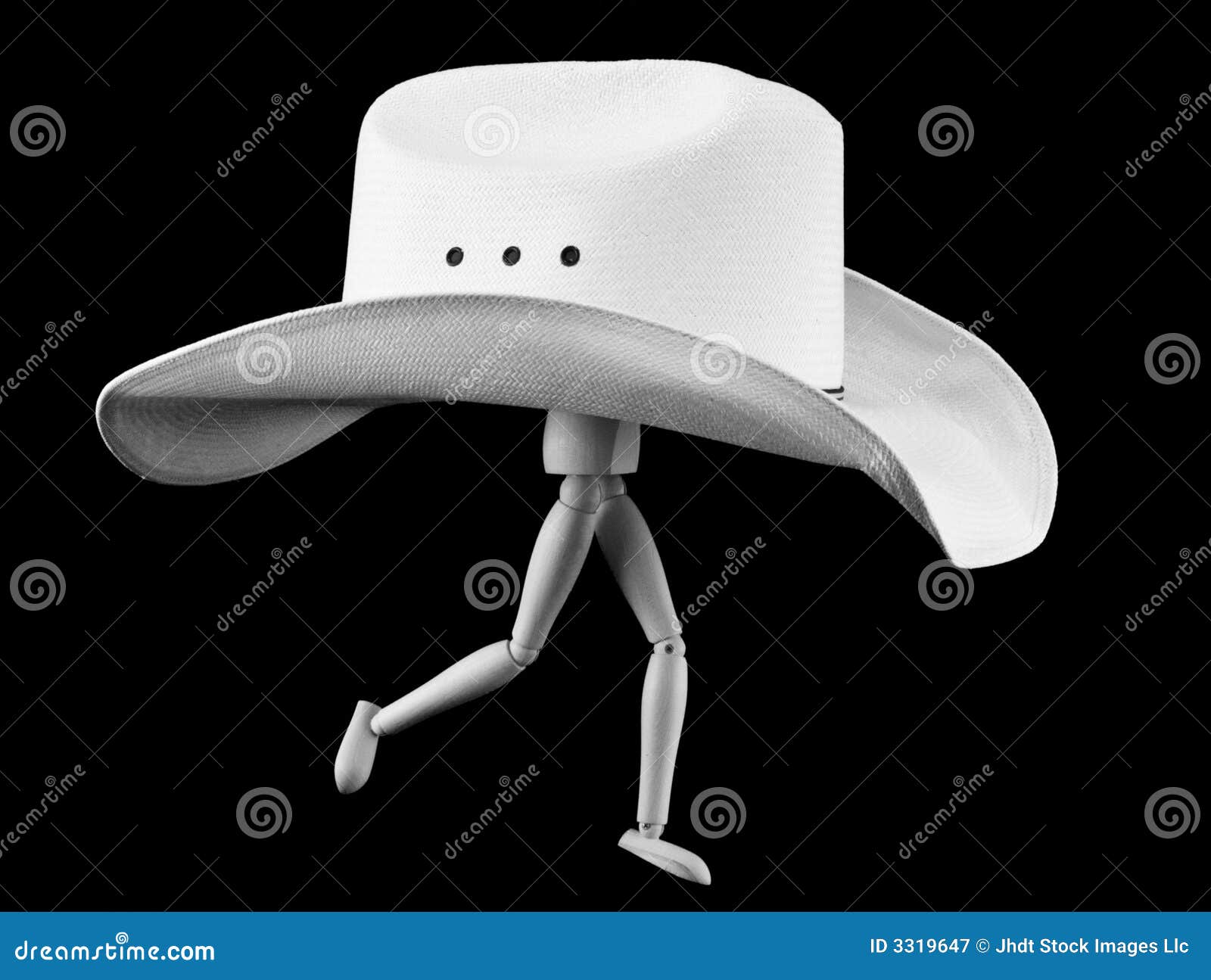 Run Cowboy Run stock image. Image of headgear, white, head - 3319647