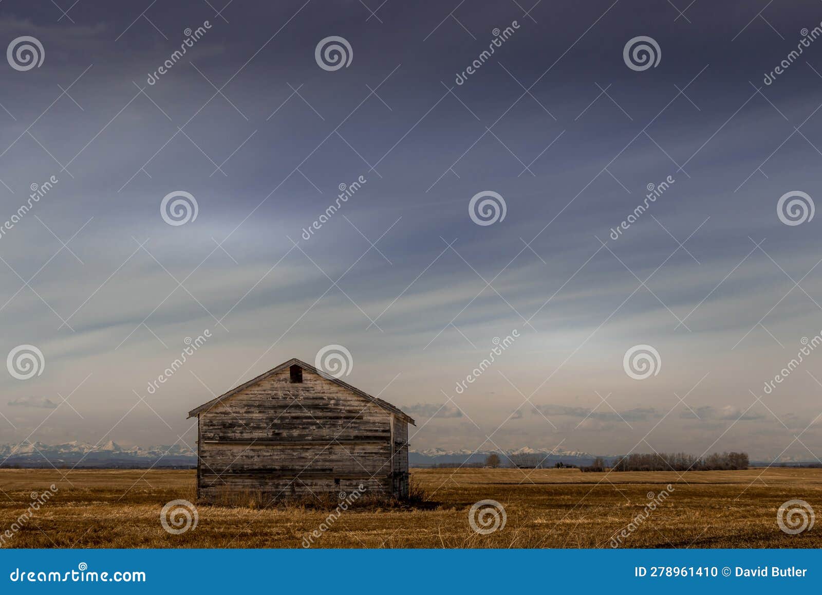 Run Down Farm Buildings Indus Alberta Canada Stock Photo - Image of ...