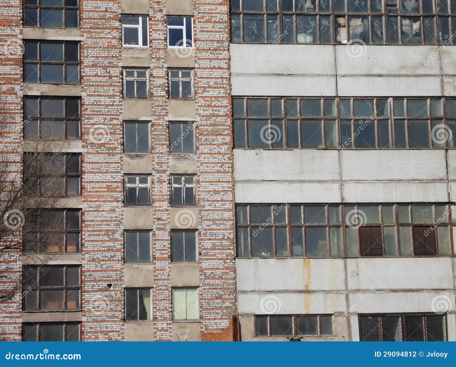 Run Down Industrial Building Stock Photo - Image of industrial ...