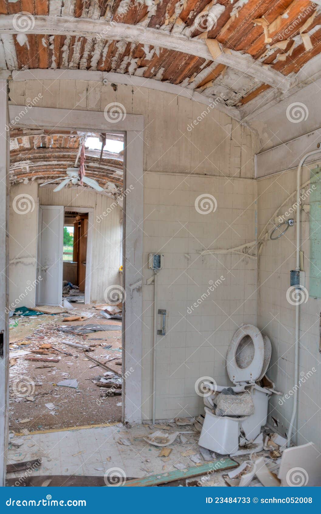 The Run Down Interior stock image. Image of architectural - 23484733