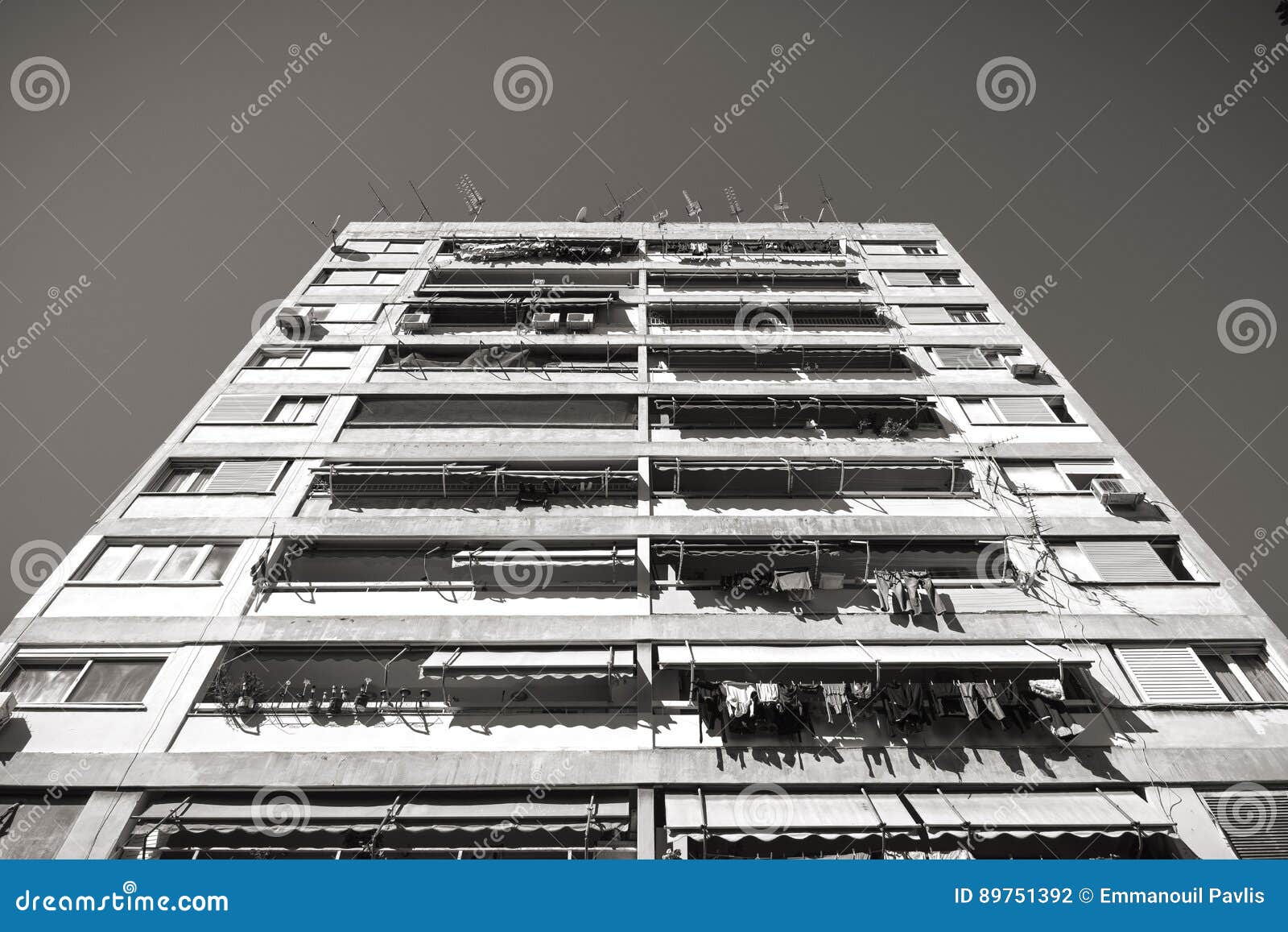 Run-down Residential Building Stock Photo - Image of poverty, details ...