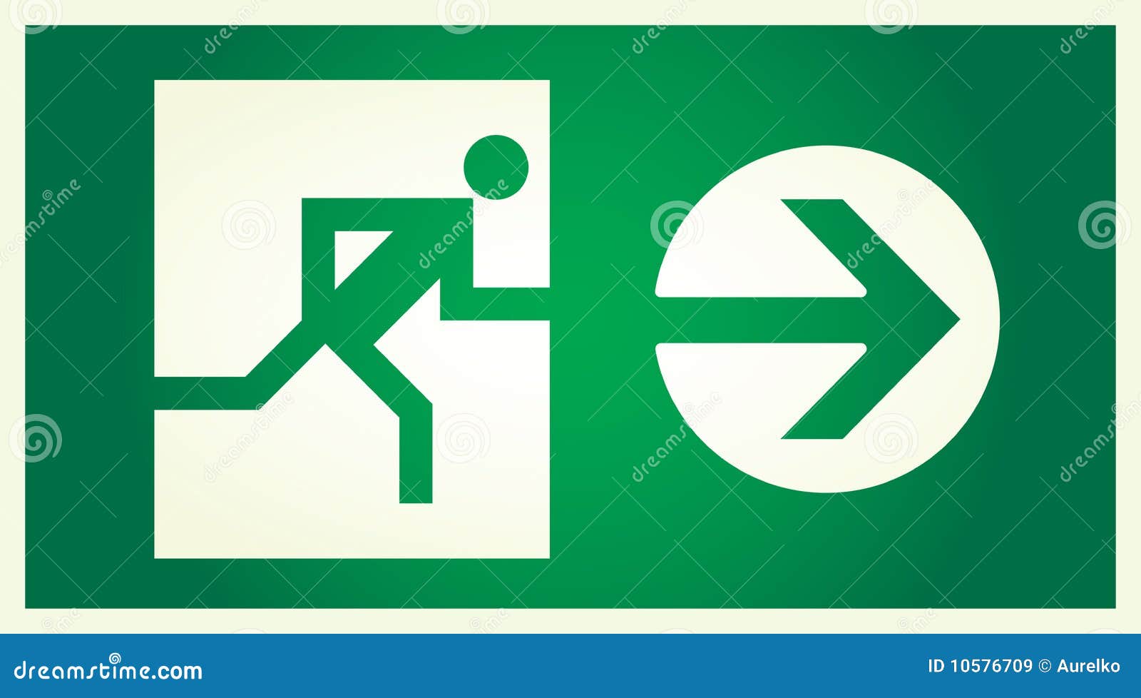 Run exit stock vector. Illustration of direction, dark - 10576709