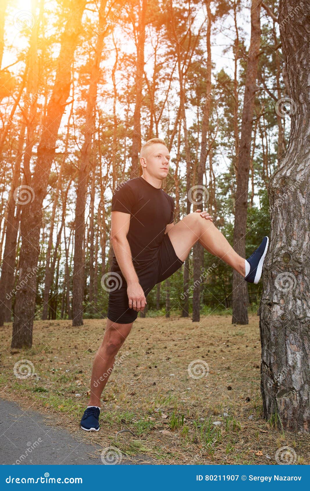 Run in the forest stock image. Image of jungle, intense - 80211907