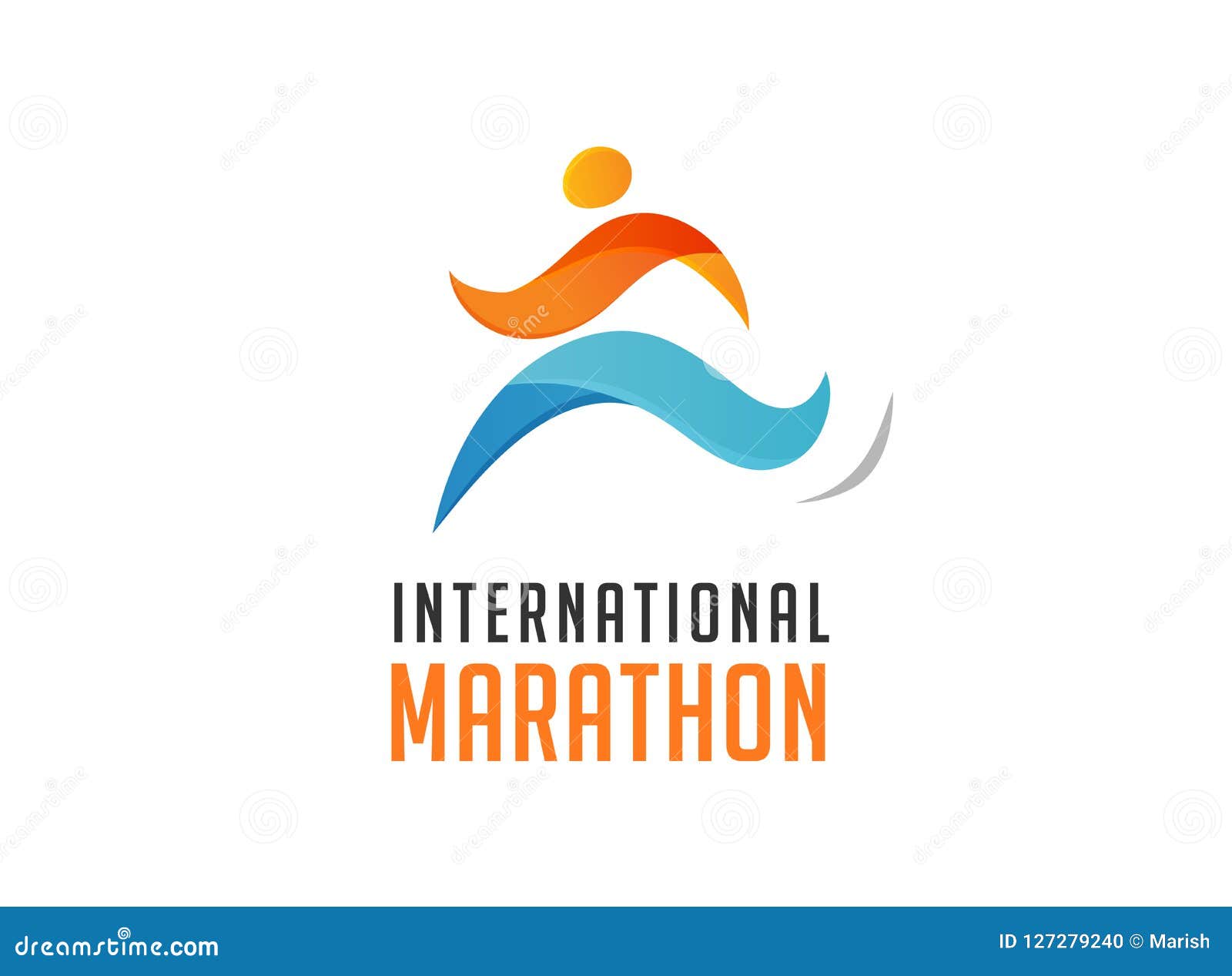 Run Icon, Symbol, Marathon Poster and Logo Stock Vector - Illustration ...