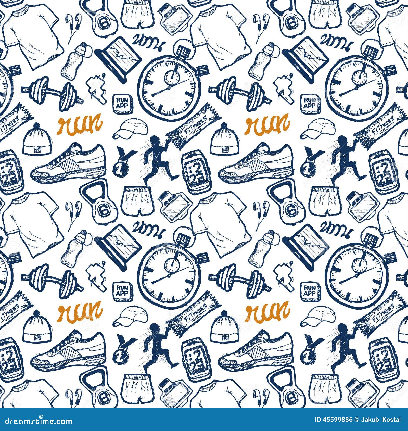 Seamless Drawing Vector Illustration | CartoonDealer.com #51079852