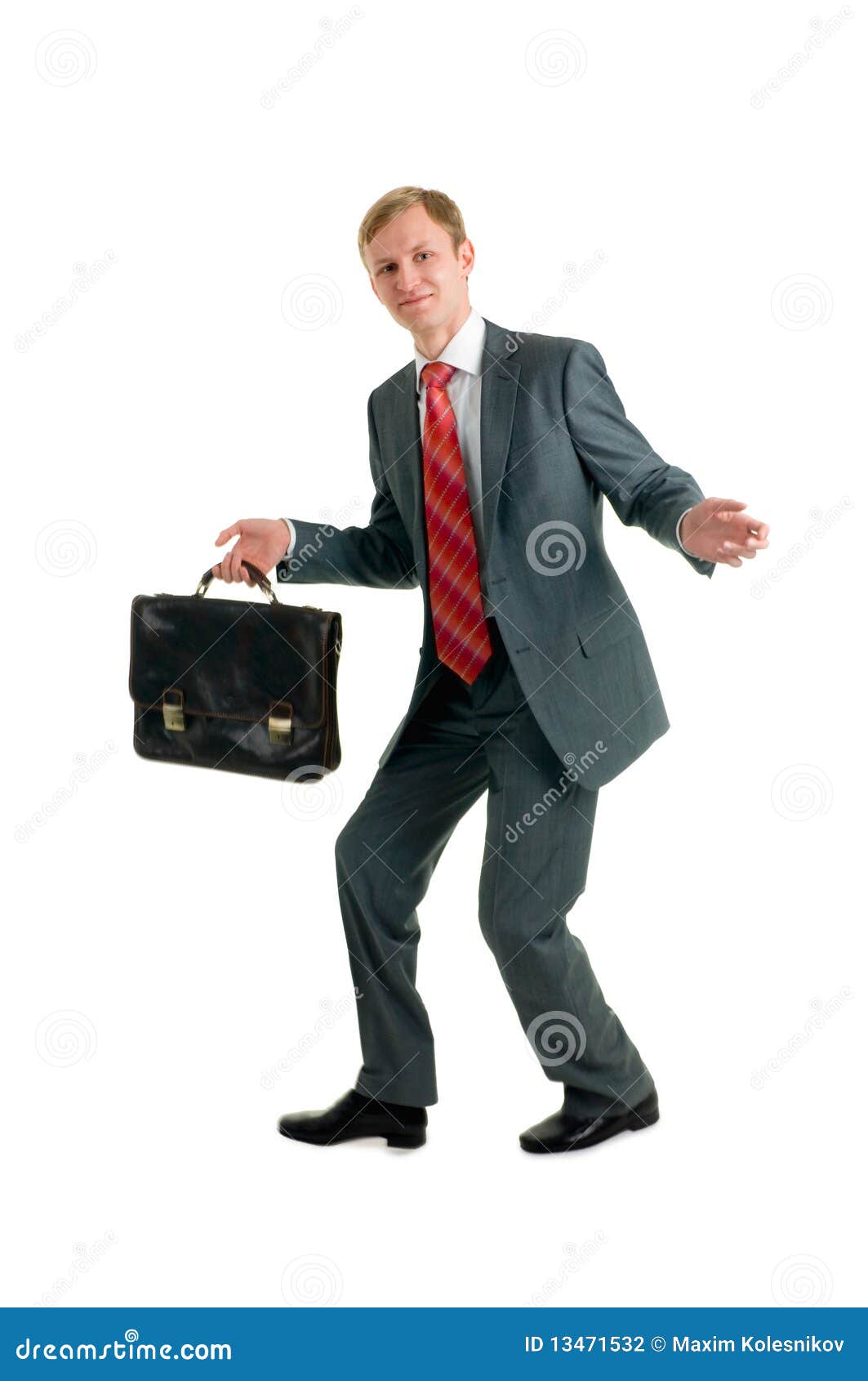 We run on job stock photo. Image of american, person - 13471532