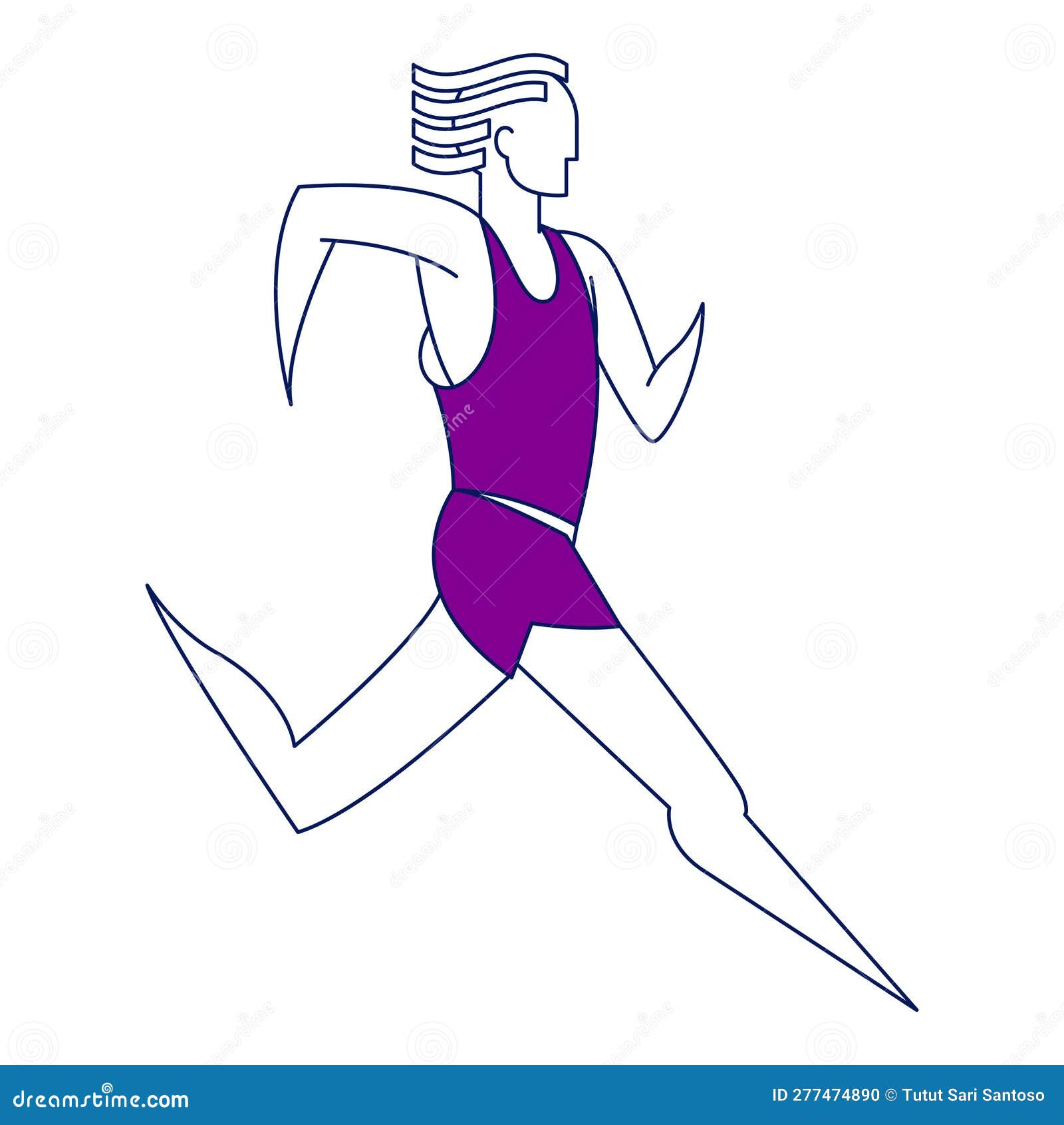 Run logo stock vector. Illustration of cartoon, vector - 277474890