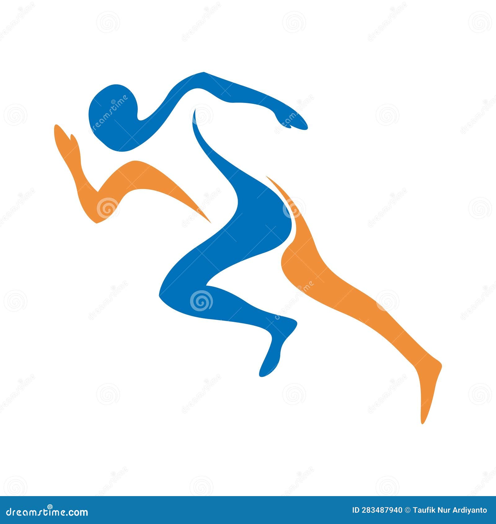Run logo icon design stock vector. Illustration of runner - 283487940