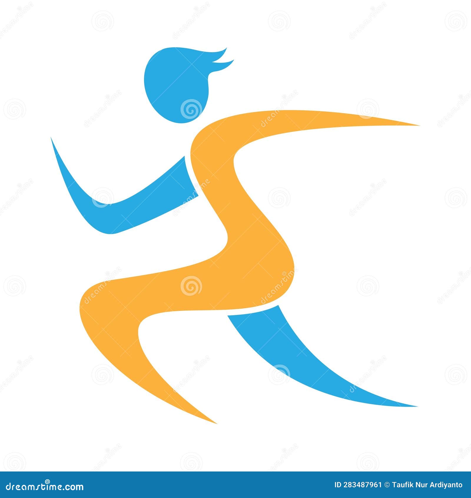 Run logo icon design stock vector. Illustration of design - 283487961