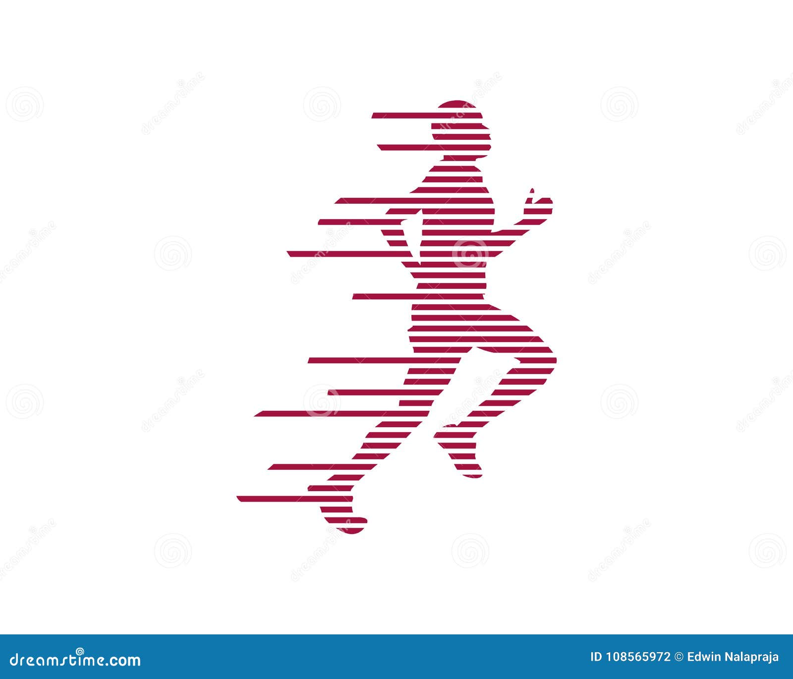 Run logo or icon stock illustration. Illustration of colorful - 108565972