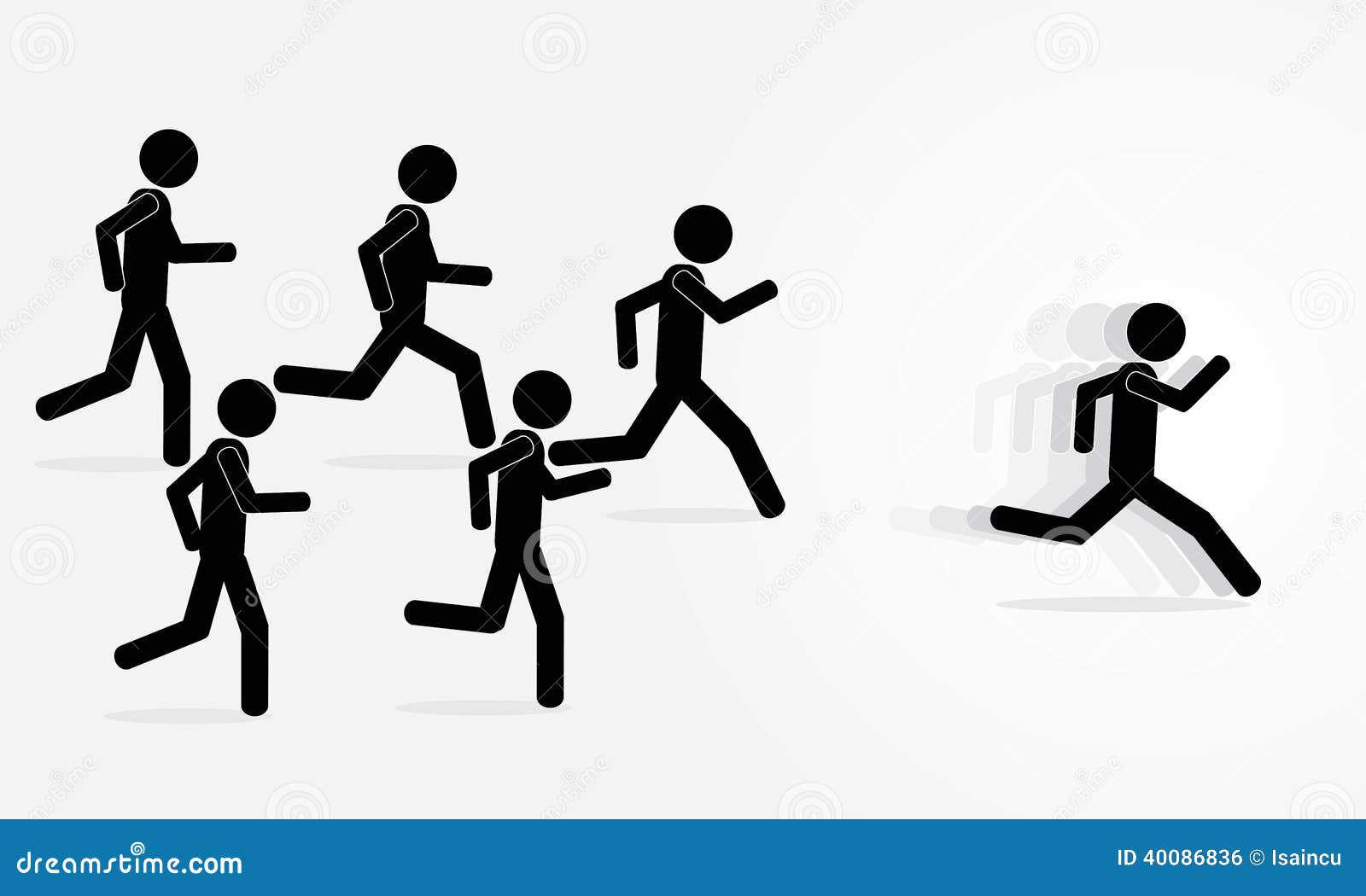 Run man stock vector. Illustration of business, athlete - 40086836