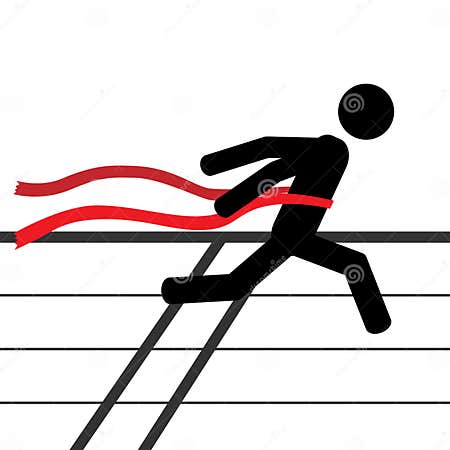 Run stock vector. Illustration of athlete, running, business - 43661970