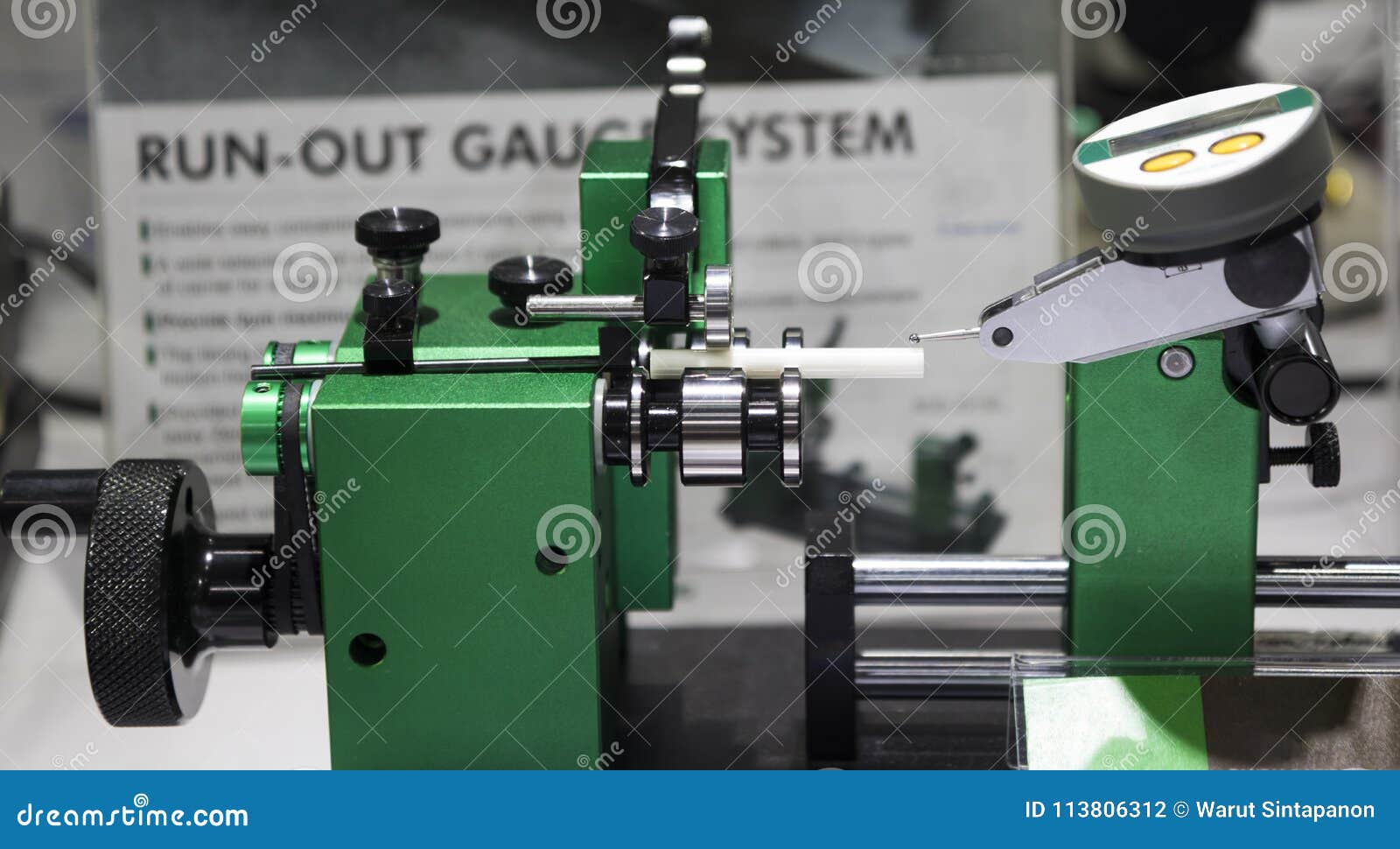 Run Out Gauge for Quality Inspection ; Stock Photo - Image of ...