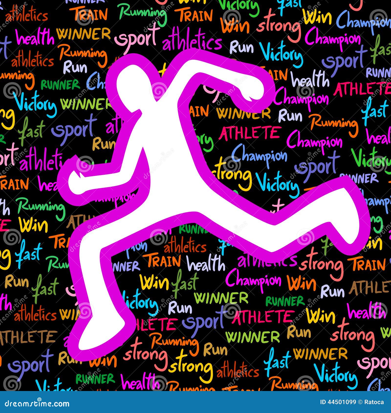 Run puppet stock vector. Illustration of abstract, heart - 44501099