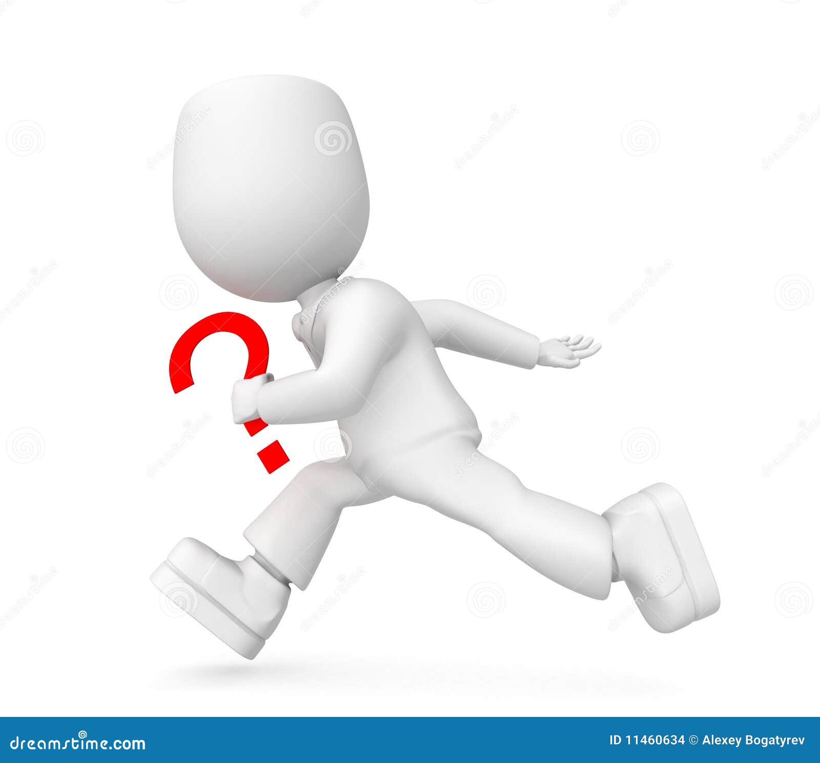 Run with question stock illustration. Illustration of activity - 11460634