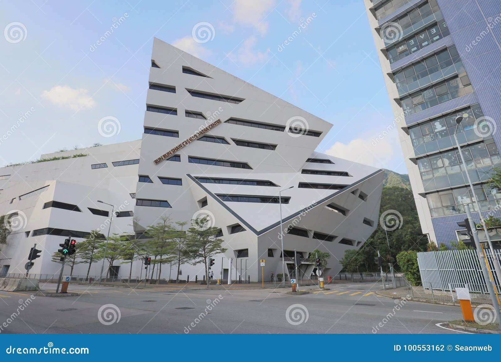 The Run Run Shaw Creative Media Centre Stock Photo - Image of research ...