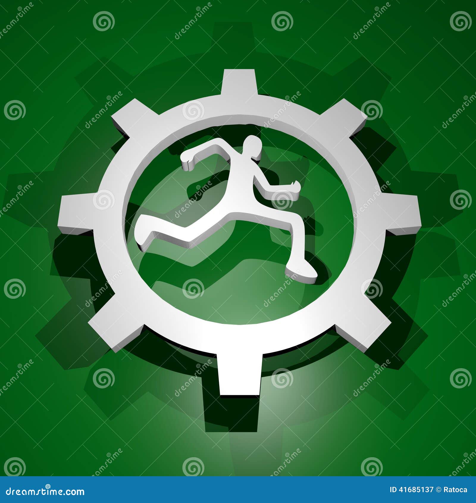 Run symbol stock illustration. Illustration of model - 41685137