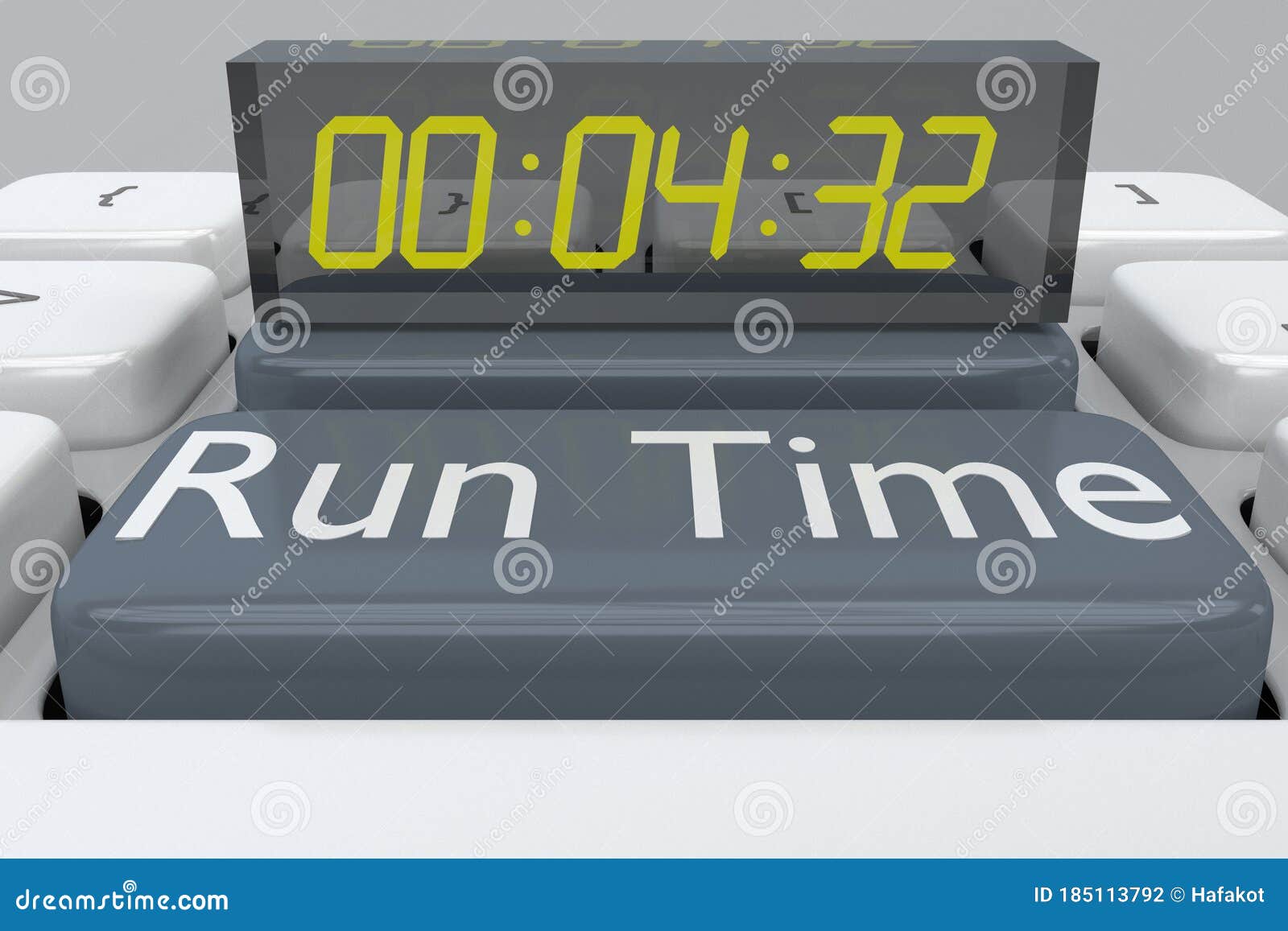 Run Time concept stock illustration. Illustration of operating - 185113792
