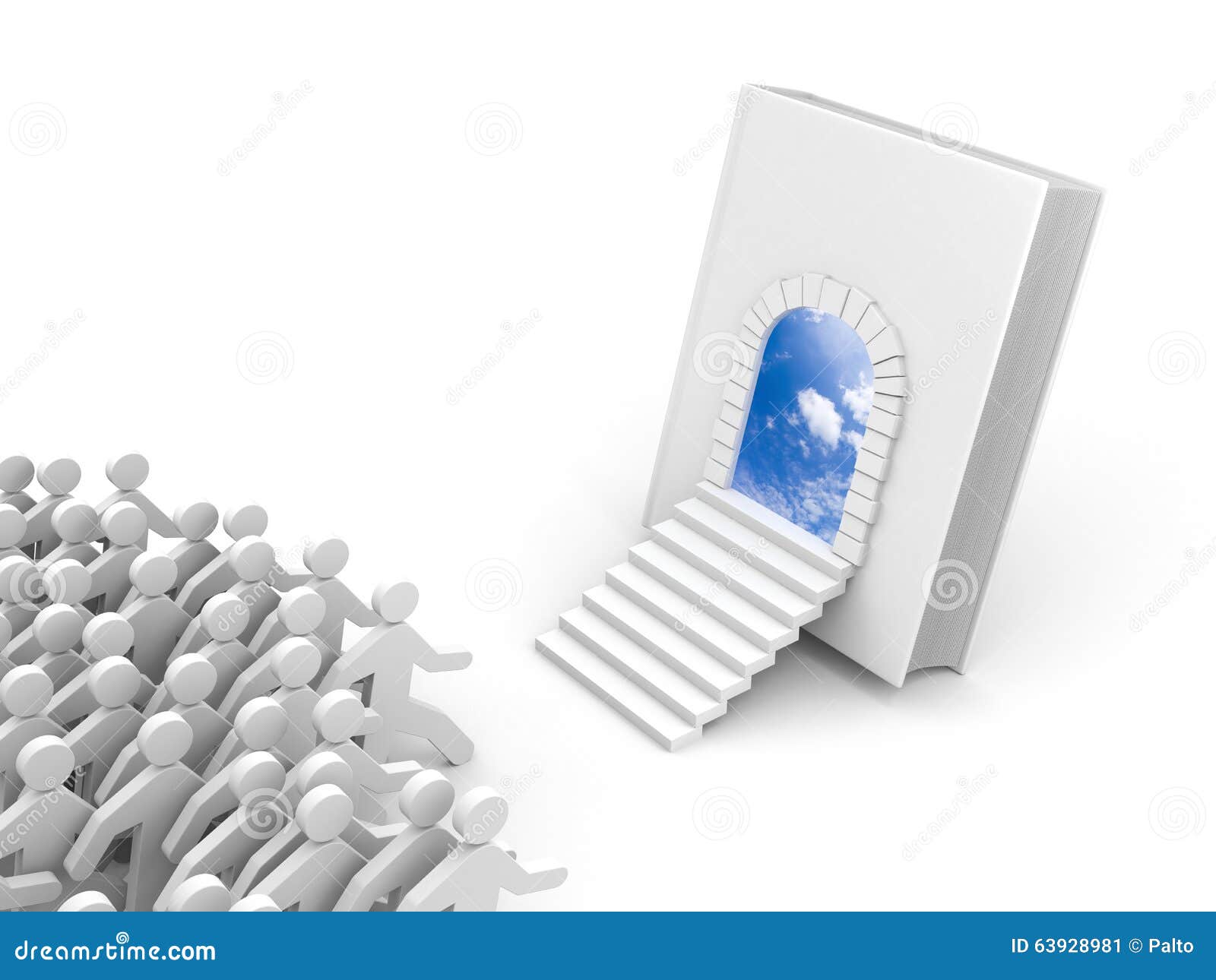 Run to the future stock illustration. Illustration of access - 63928981