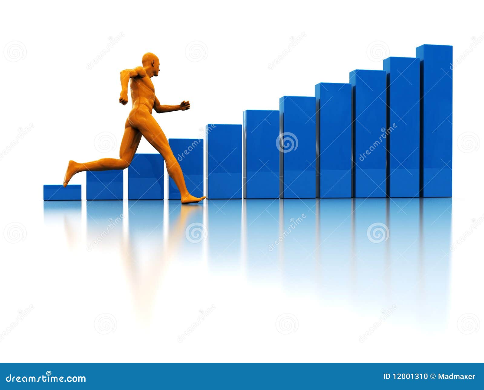 Run to success stock illustration. Illustration of marathon - 12001310