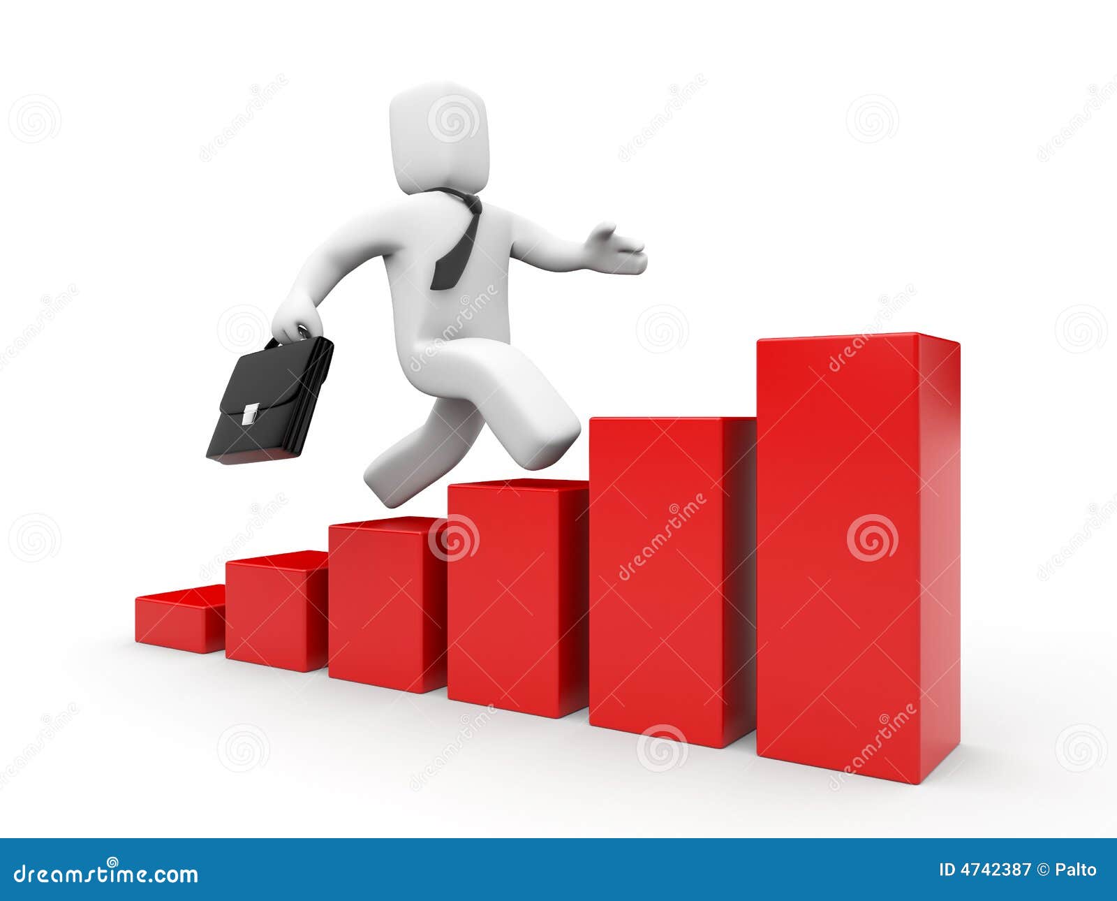 Run to success stock illustration. Illustration of motion - 4742387