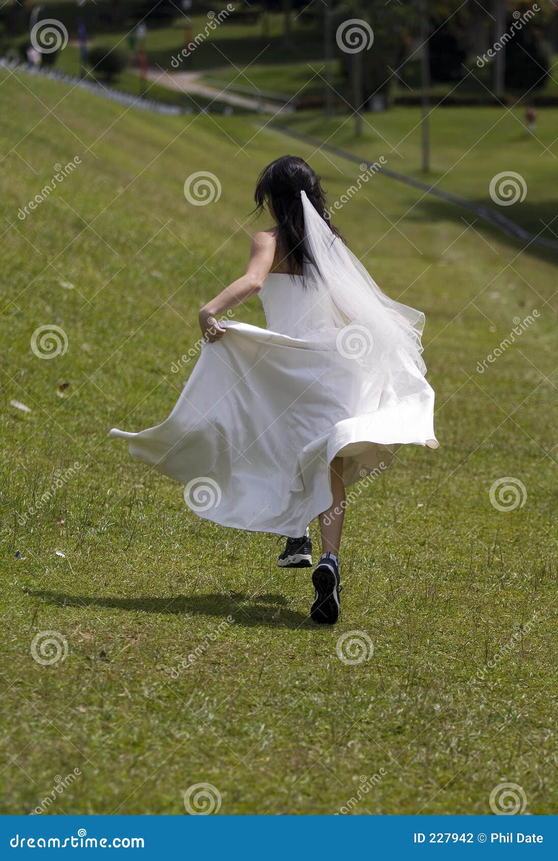 Runaway Bride 2 stock photo. Image of training, dress, away - 227942