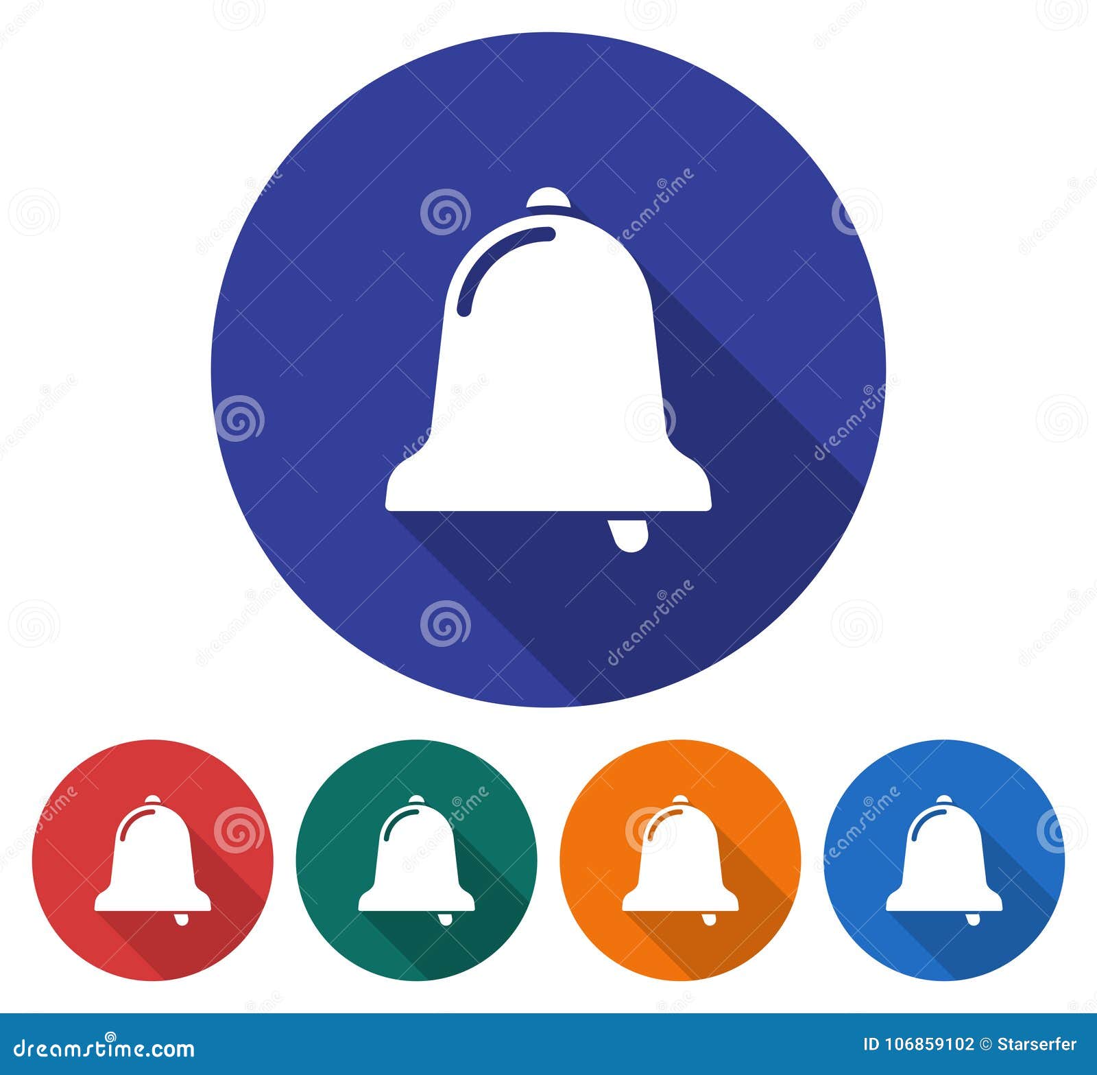 Rund symbol av klockan vektor illustrationer. Illustration av klocka ...