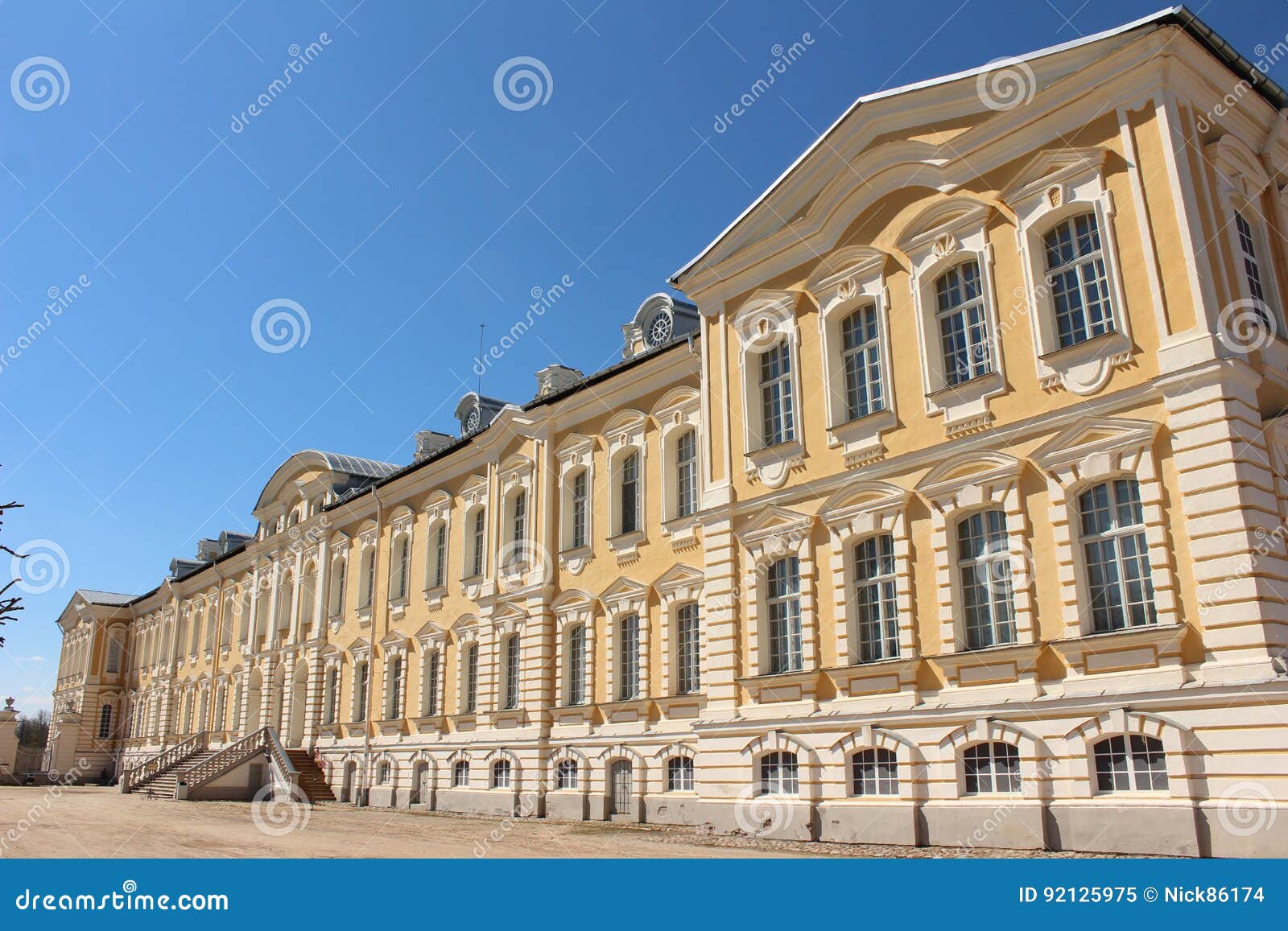 Rundale Palace Latvia stock image. Image of rundale, palace - 92125975