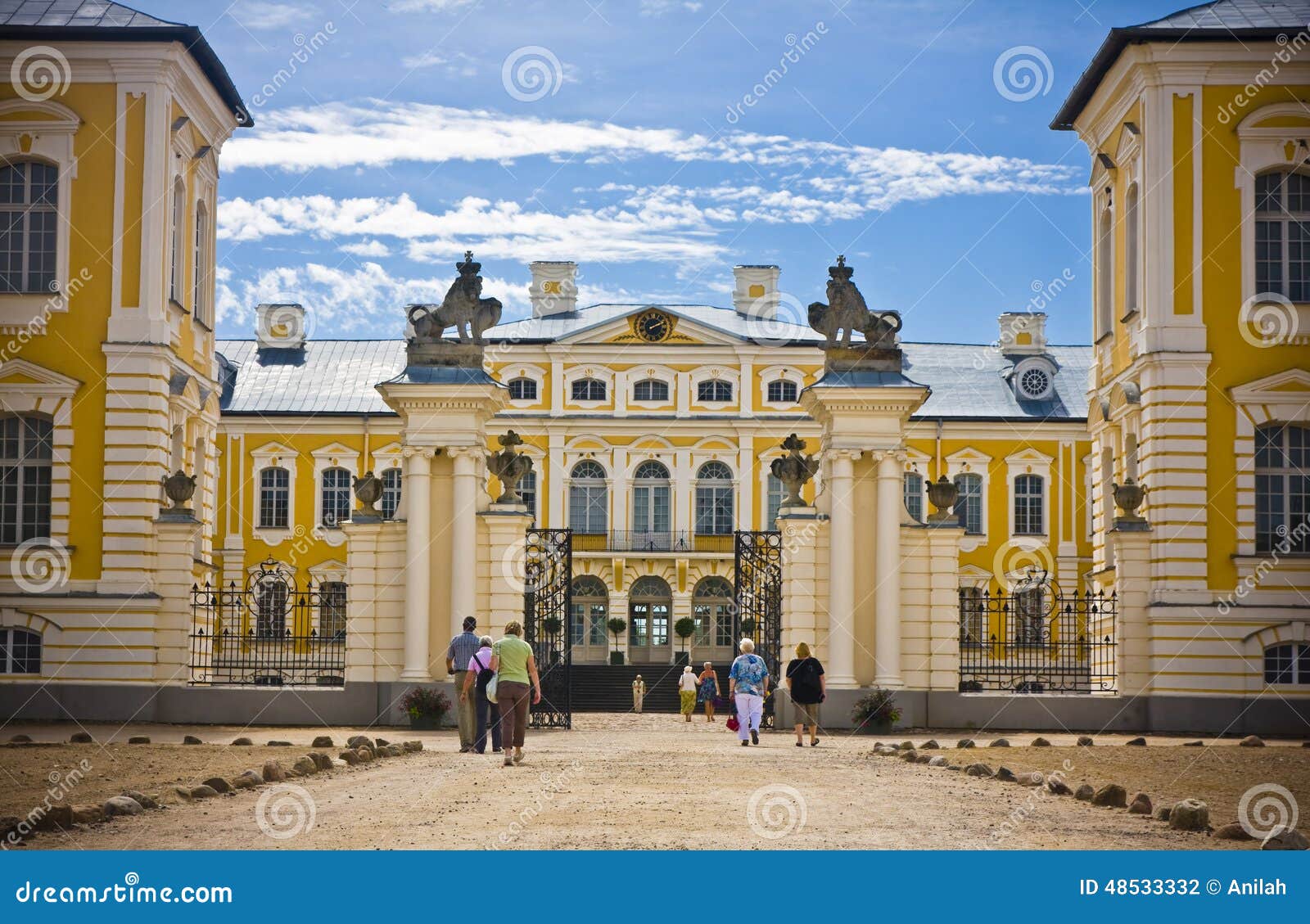 Rundale palace stock photo. Image of handrail, bartolomeo - 48533332