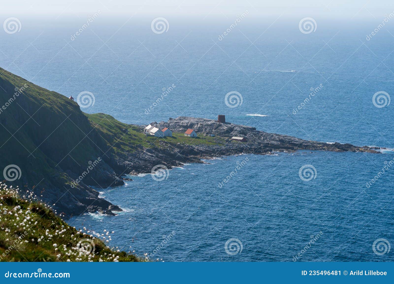 Runde Lighthouse at the Bird Island Runde Editorial Photo - Image of ...