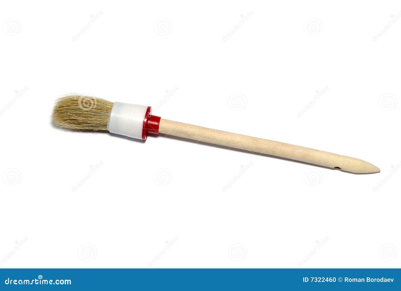 Runder Pinsel stockfoto. Bild von bild, fertigkeit, ausrüstung - 7322460
