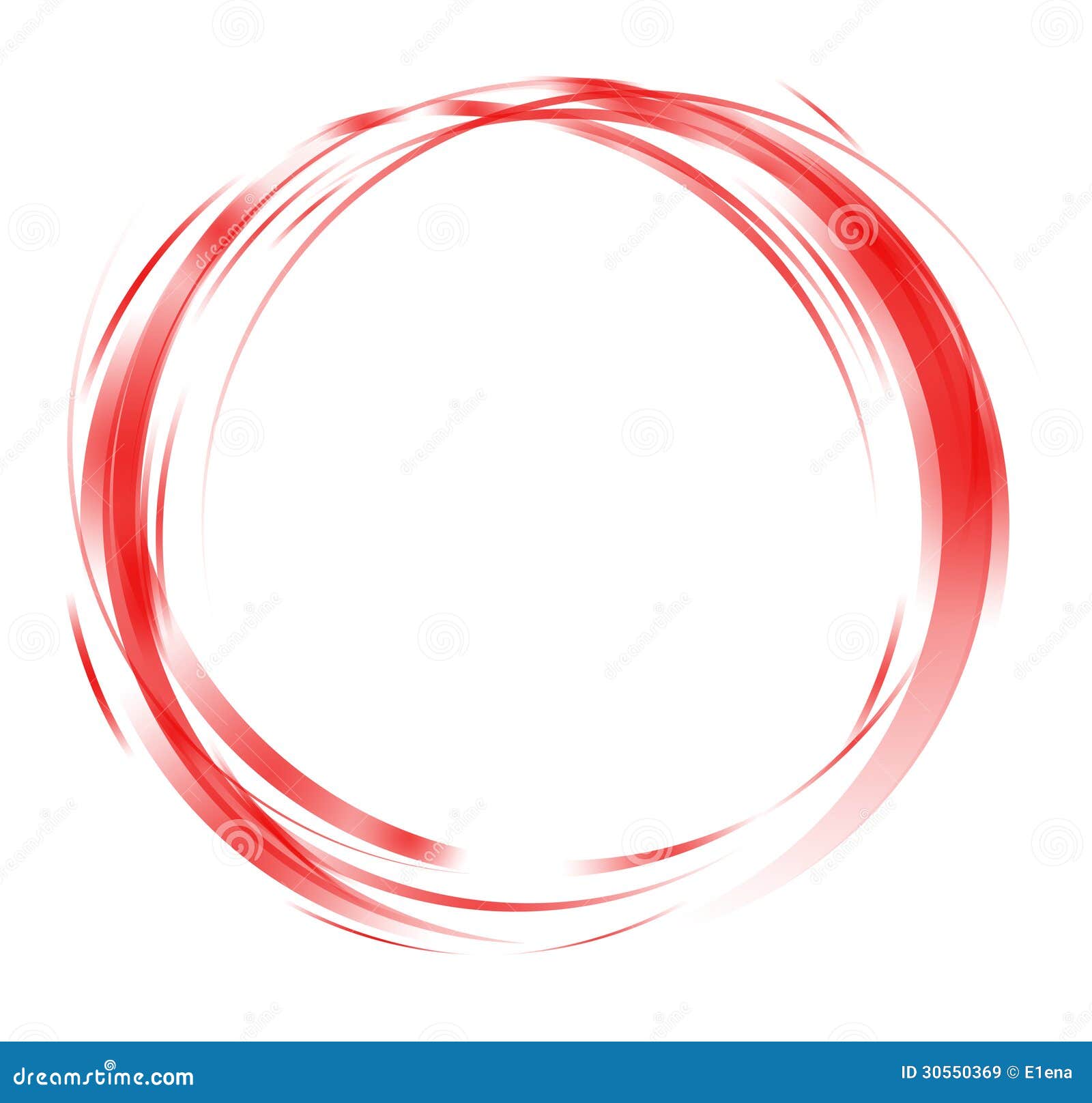 Runder Rahmen stock abbildung. Illustration von farbe - 30550369